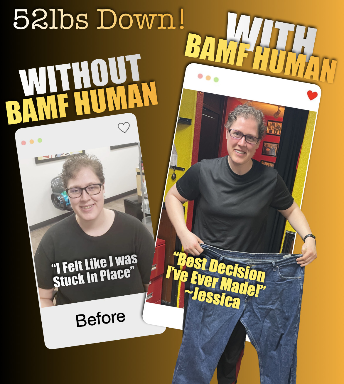 BAMF HUMAN | 99.9% of my Clients Lose 20lbs in 3 Months Or Less! Guaranteed